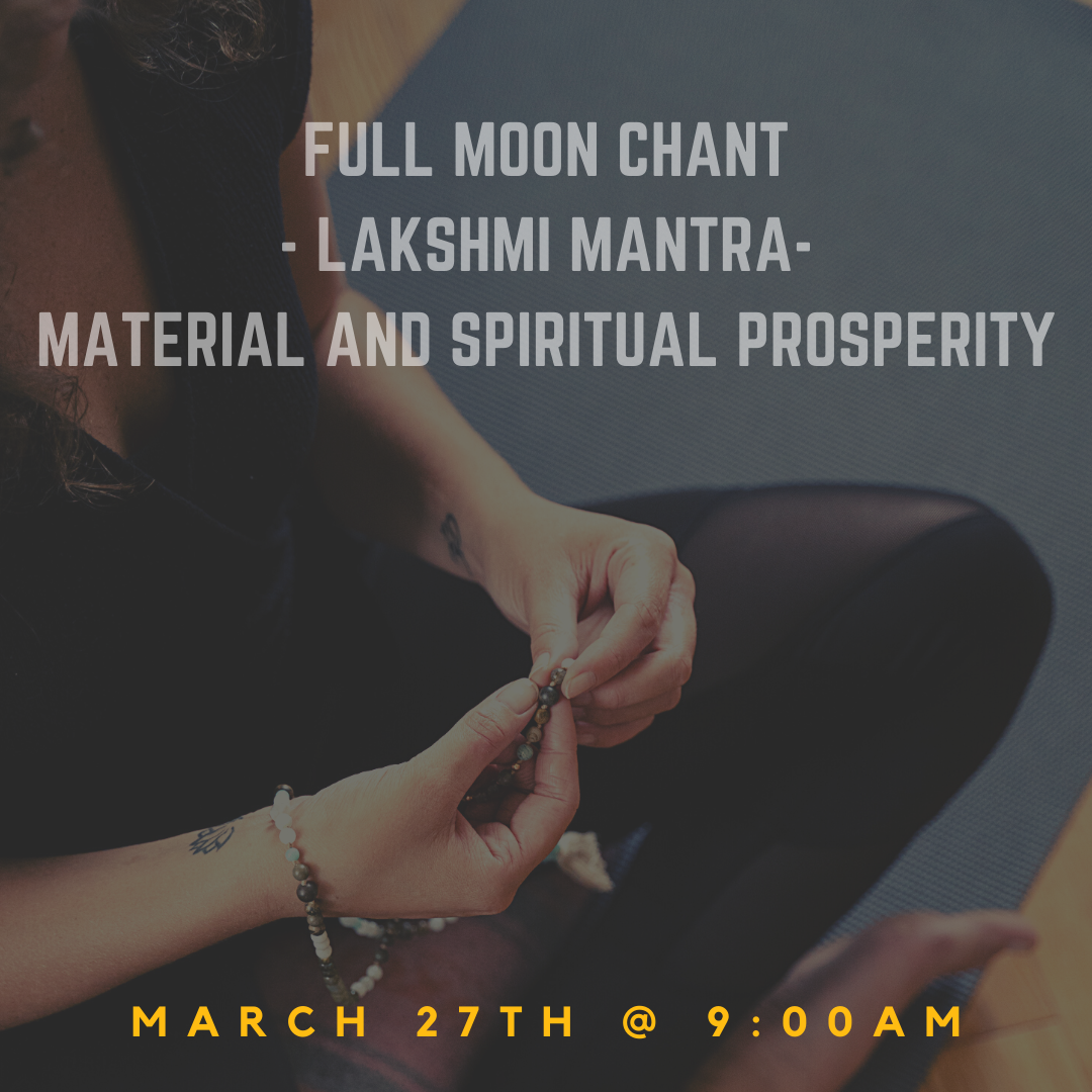 YogaTribes | Class Full Moon chant - Lakshmi Mantra | Montréal